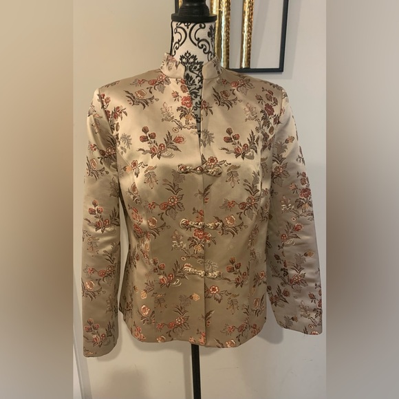 Kate Hill | Jackets & Coats | Kate Hill Vintage Silk Blazer | Poshmark